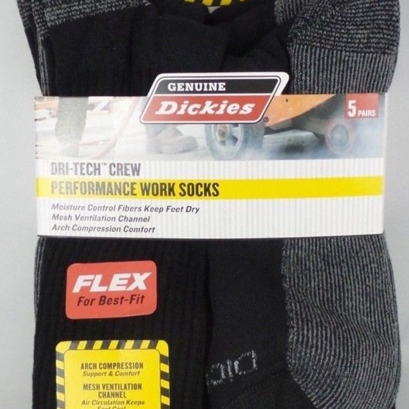 Dickies | Underwear & Socks | Dickies Crew Work Socks Dritech Mens 62 ...